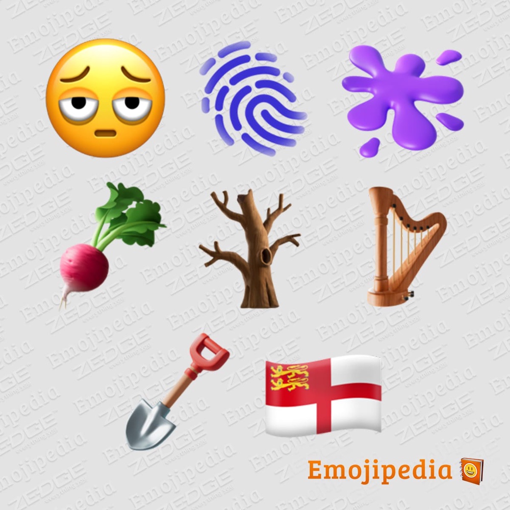 iOS 18.4 Beta 2测试版新增8个Emoji：有黑眼圈的脸、指纹、枯树、竖琴等！