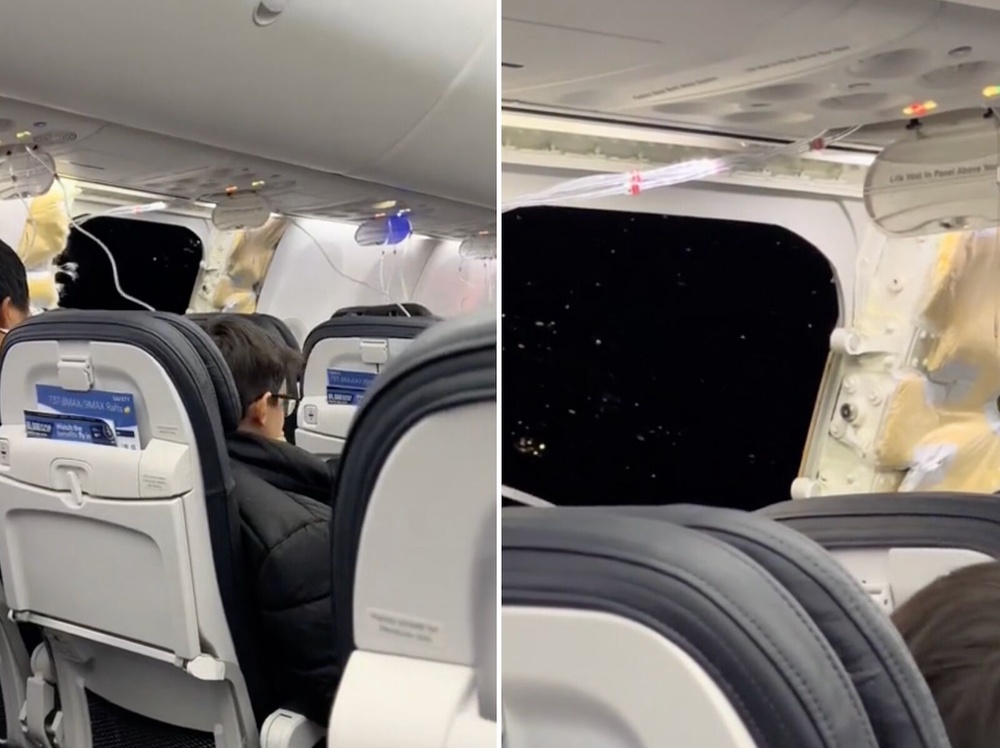 Harrowing Video Shows Alaska Airlines Passengers After Plane Loses Door ...