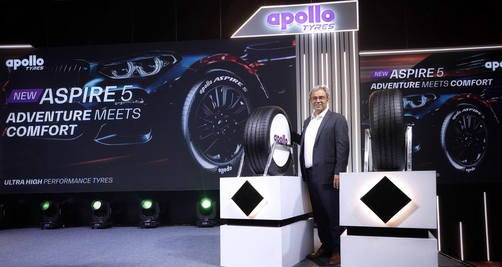 Apollo Tyres Unveils Aspire 5 for Global Luxury Vehicle Market
