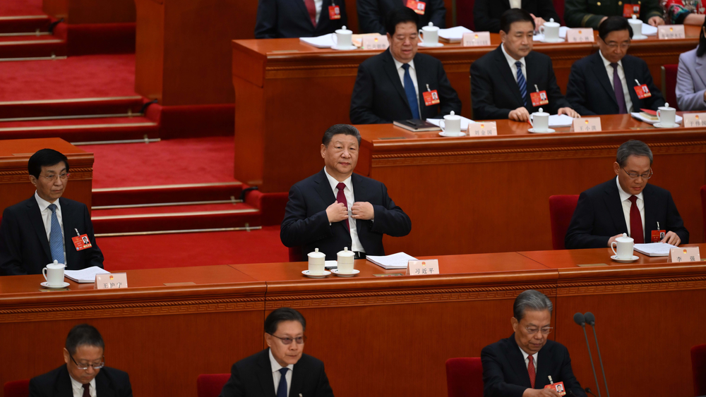 China sets GDP growth target at 'around 5%' amid rising trade war