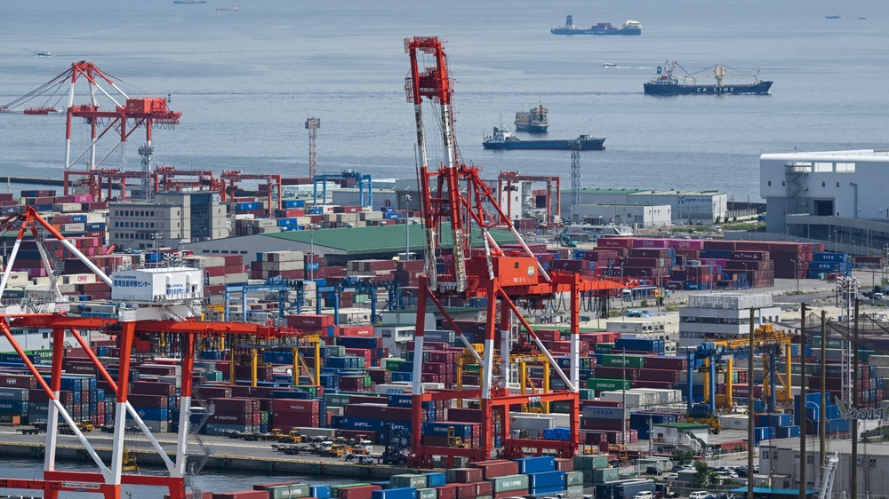 Japan's exports drop for first time in more than 2 years in July