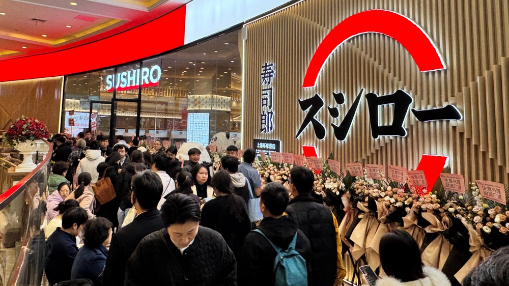 Japan's Sushiro opens to 14-hour wait times in Shanghai