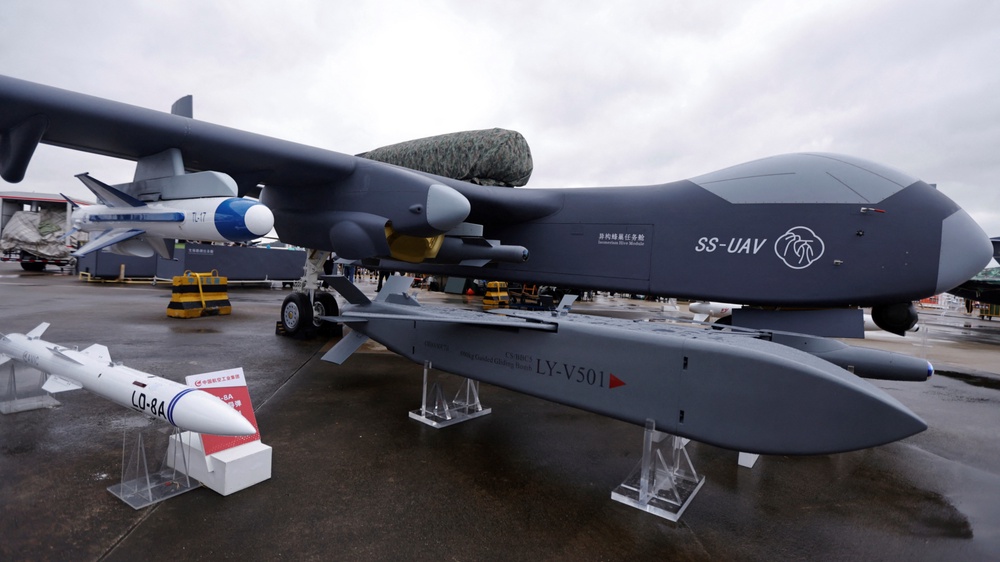 Chinese uncrewed aircraft that can launch 100 drones makes first flight