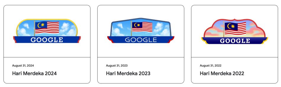 Google Hadir Dengan Dua Variasi Doodle Untuk Hari Merdeka 2025