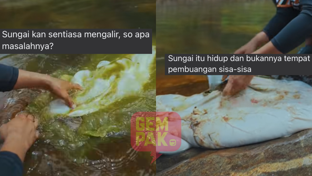 Cuci Perut Lembu Korban Di Sungai, Netizen Berdebat… Ada Yang Kata ...