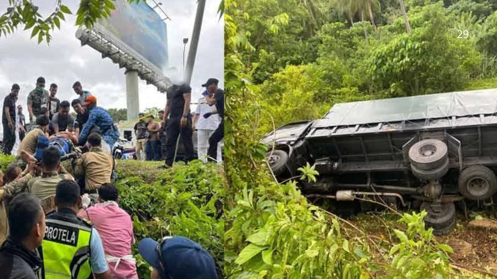 LIMA'25: Trak Bawa 25 Anggota Tentera Kemalangan