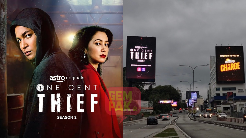 Goodday Charge & One Cent Thief Muncul Dengan Stunt Billboard Paling ...