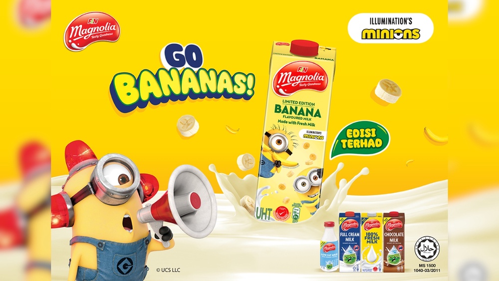 Susu Pisang & Minions? Kombinasi Comel F&N Magnolia Sempena Musim Cuti ...