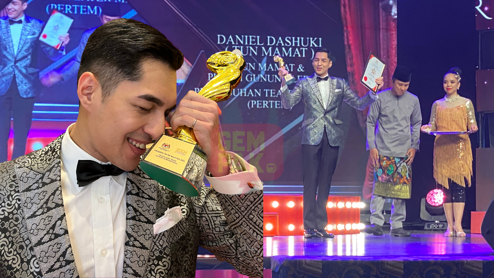 Danial Dashuki Tak Sangka Menang Pelakon Lelaki Terbaik!