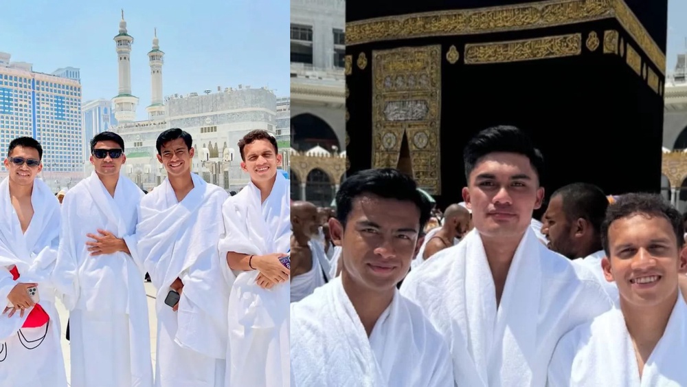 Pemain Indonesia menunaikan umrah sebelum sepak mula bertemu Arab Saudi