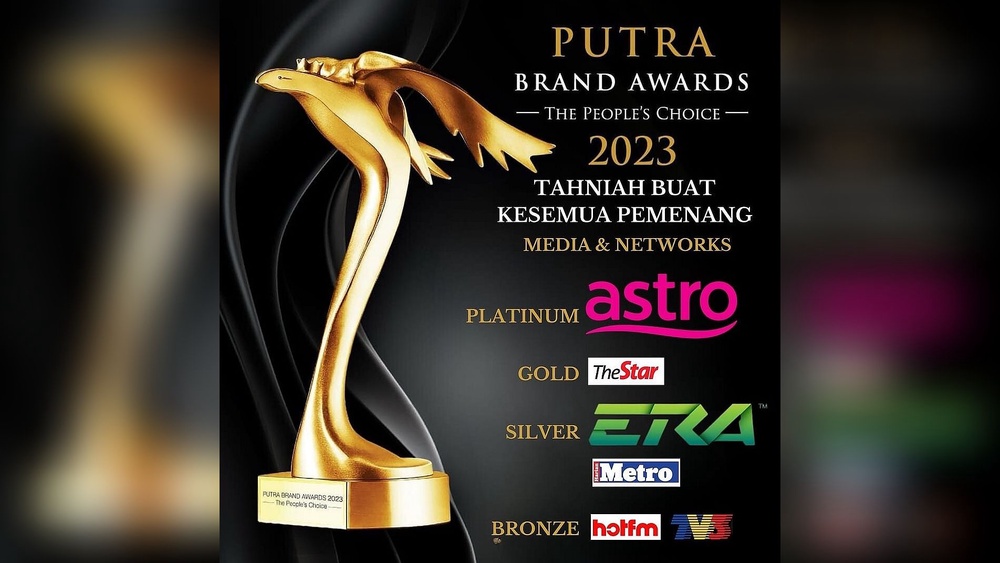 Putra Brands Awards: Astro nombor syatuuu! Terima kasih semua