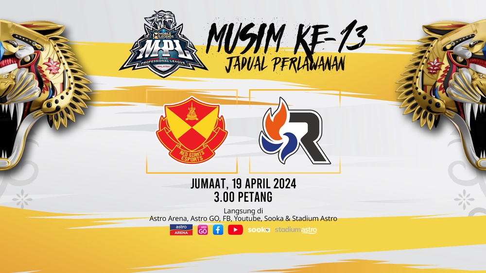 MPLMY S13: RSG Malaysia halangan terbaru Selangor Red Giants