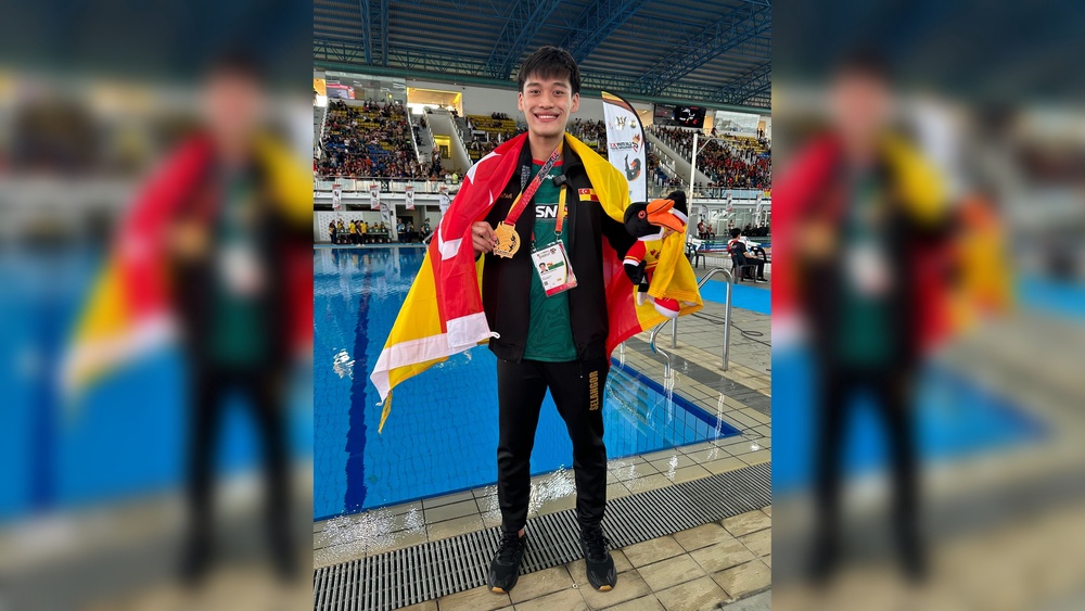 Sukma Sarawak 2024: Andrew Goh pecah rekod kebangsaan