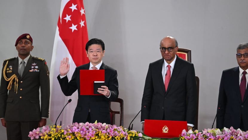 Watch live: Swearing-in ceremony for PM Lawrence Wong and Cabinet