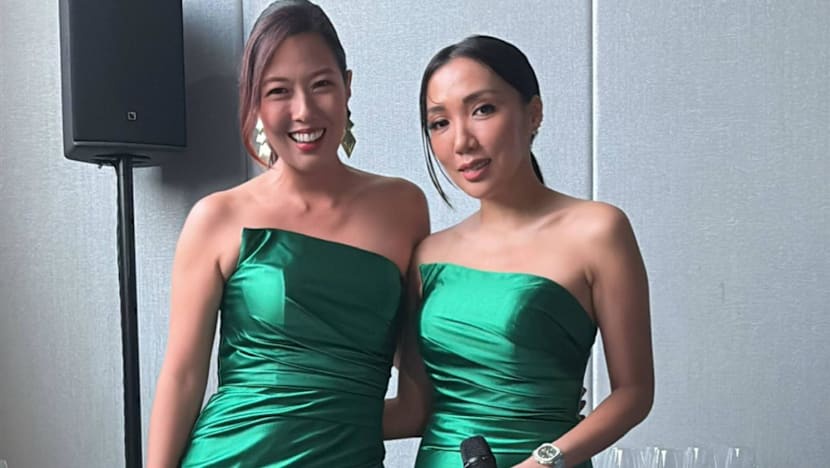 Radio DJ Jean Danker and actress Vanessa Vanderstraaten wore same dress ...