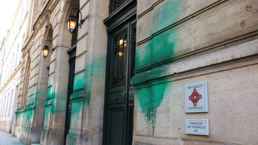 Paris Holocaust memorial, synagogues hit with paint
