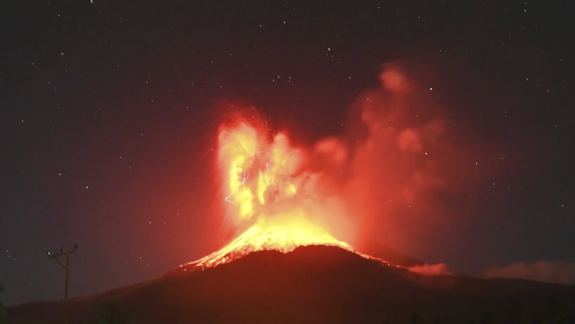 Indonesia’s Lewotobi Laki-Laki volcano erupts as alert level raised