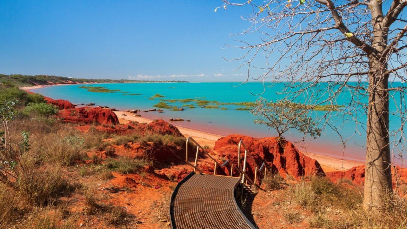 At this Australian resort town, the only international flight – to ...