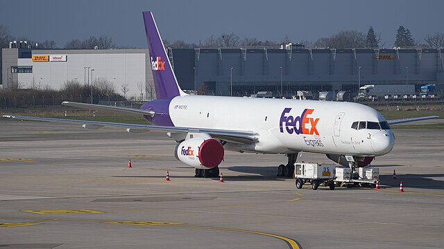 FedEx Cargo Plane Catches Fire Midair, Makes Emergency Landing in Newark