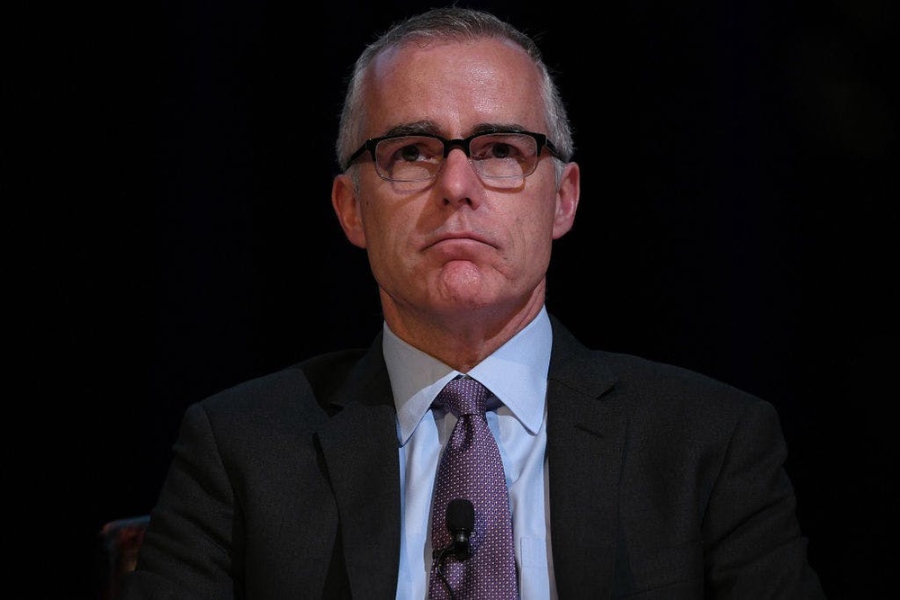 Andrew McCabe Says He’s Afraid DOJ Might Come After Him: ‘Who Wouldn’t Be?’