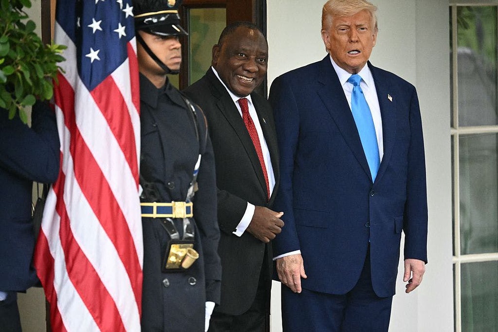 Trump Welcomes South African President To White House Amid Controversy Over Afrikaner Refugees