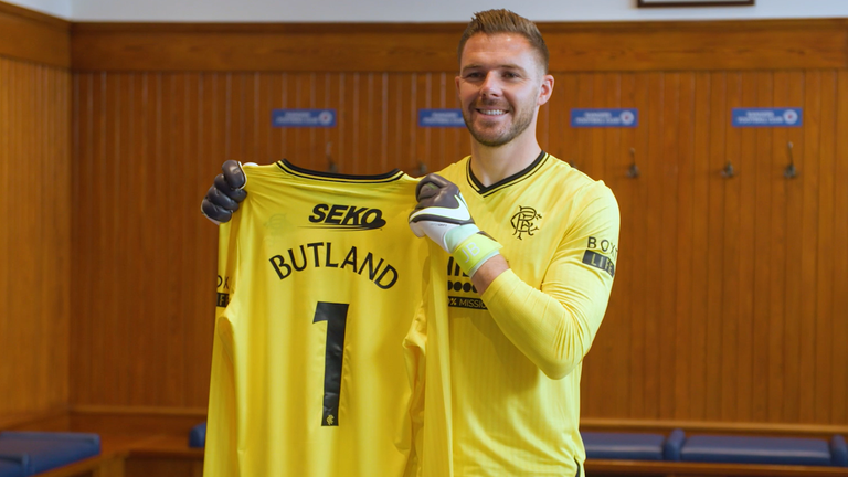 Jack Butland: Rangers sign goalkeeper on four-year deal Jack Butland: Rangers sign goalkeeper on four-year deal