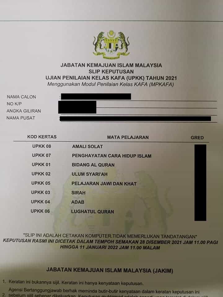 Keputusan UPKK 2025/2026 (semakan.islam.gov.my) JAKIM - Newswav