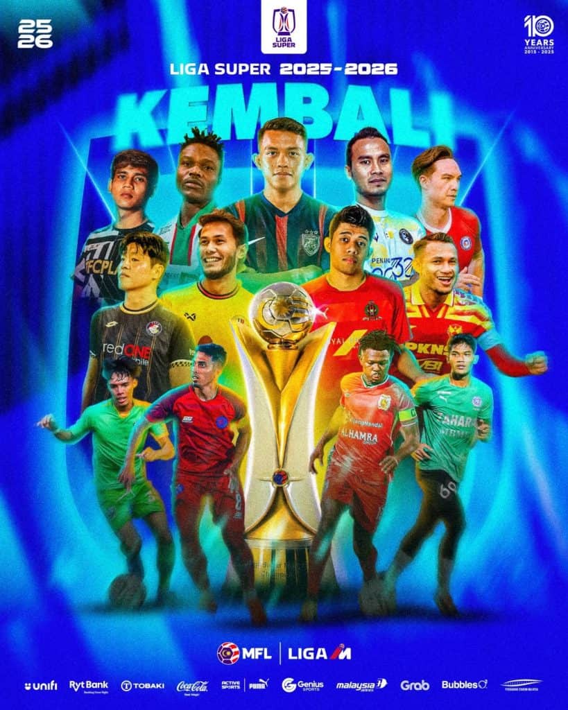 Liga Super 2025-2026: Jadual Perlawanan [LIVE] Liga Malaysia