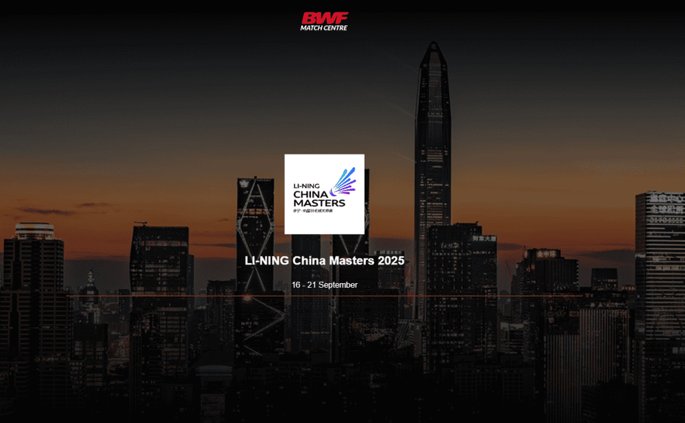 Badminton China Masters 2025 [LIVE] Final XD Beregu Campuran