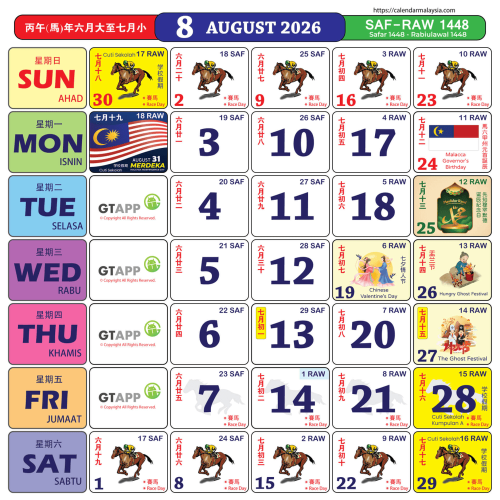 Kalendar 2026: Tarikh Cuti Umum & Cuti Sekolah Malaysia - Newswav