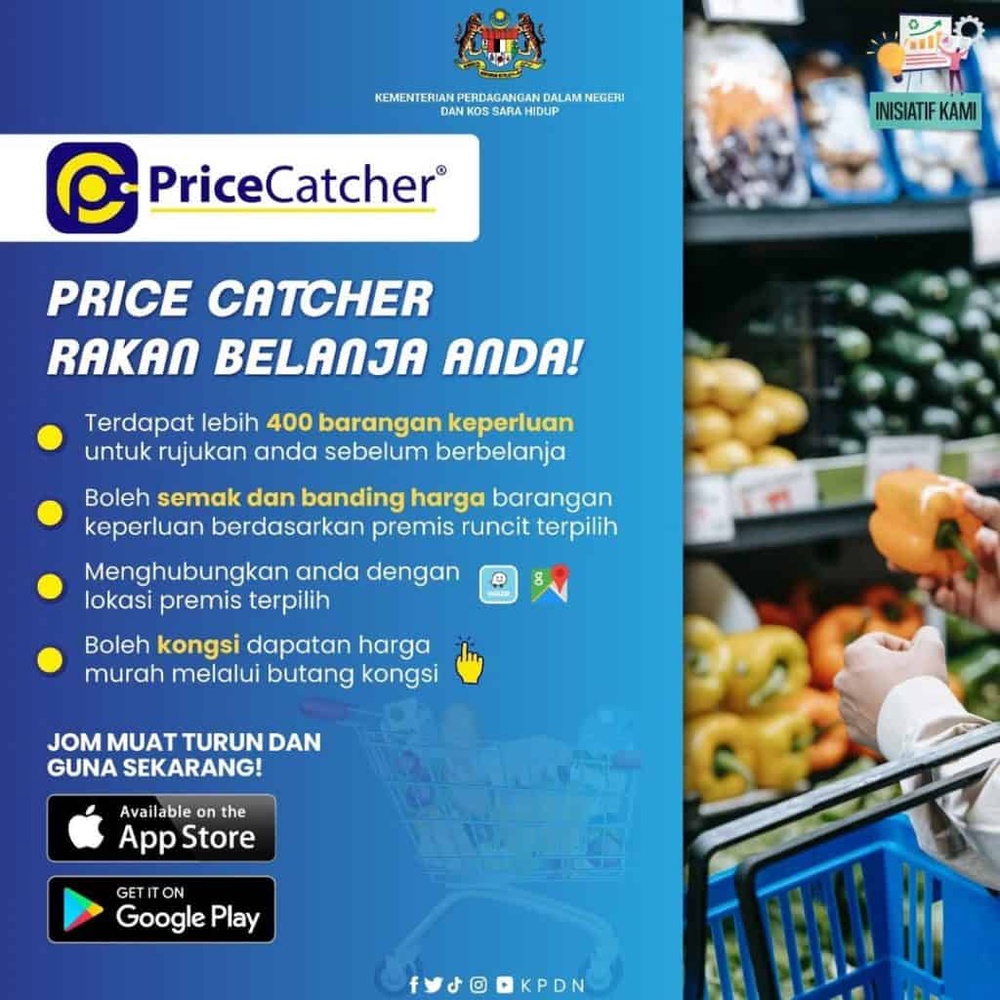 Price Catcher KPDN – Cara Semak Harga Barang Terkini di Seluruh Malaysia