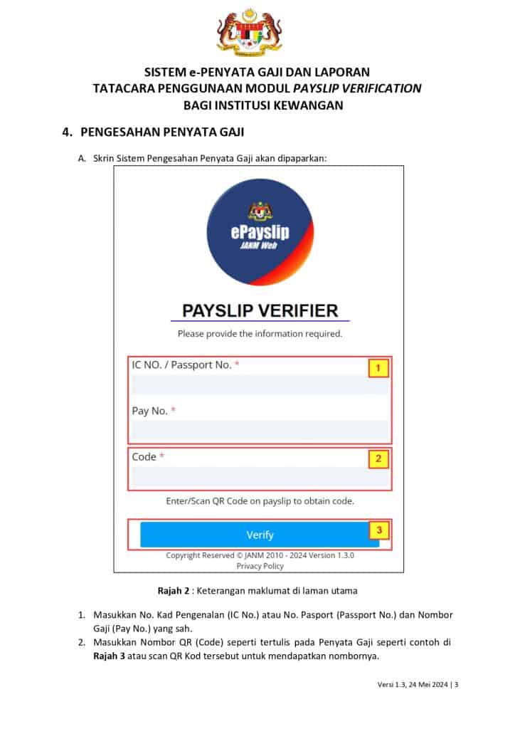 e-Penyata Gaji JANM: Semakan Slip Gaji Penjawat Awam Online
