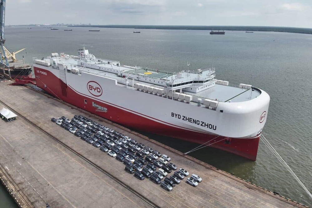 BYD Zhengzhou Vessel Makes First Southeast Asia Voyage