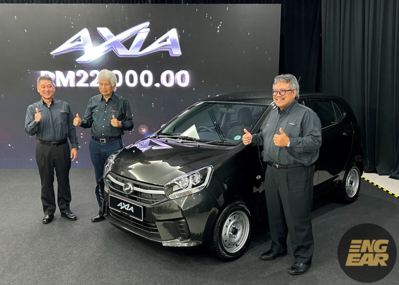 Perodua Axia E dilancarkan – nah versi Rahmah manual, RM22k sahaja