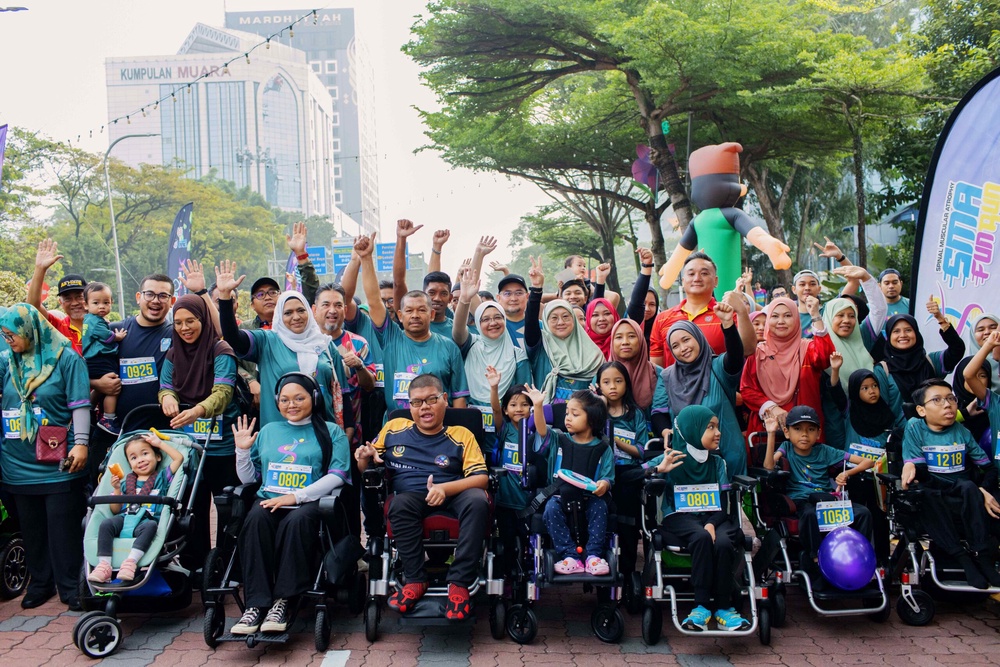 First ever fun to raise SMA awareness in Malaysia attracts over 1,500 ...