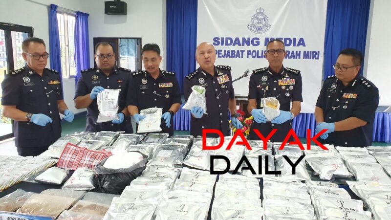 Rampasan dadah hampir 1 tan di Miri, kejayaan terbesar dalam sejarah ...