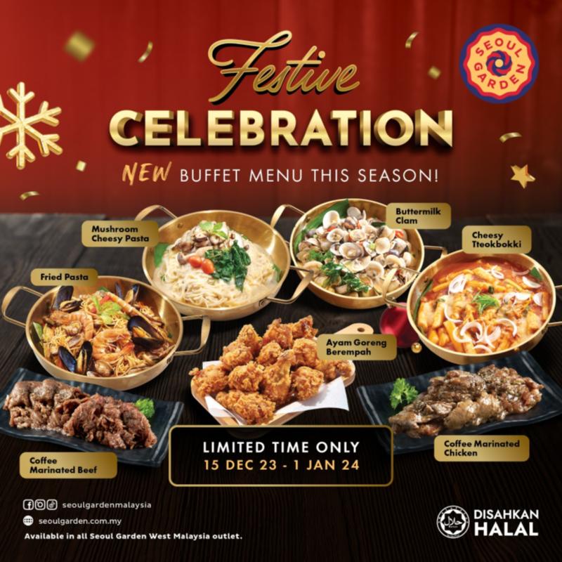 Seoul Garden Festive Celebration Buffet Menu
