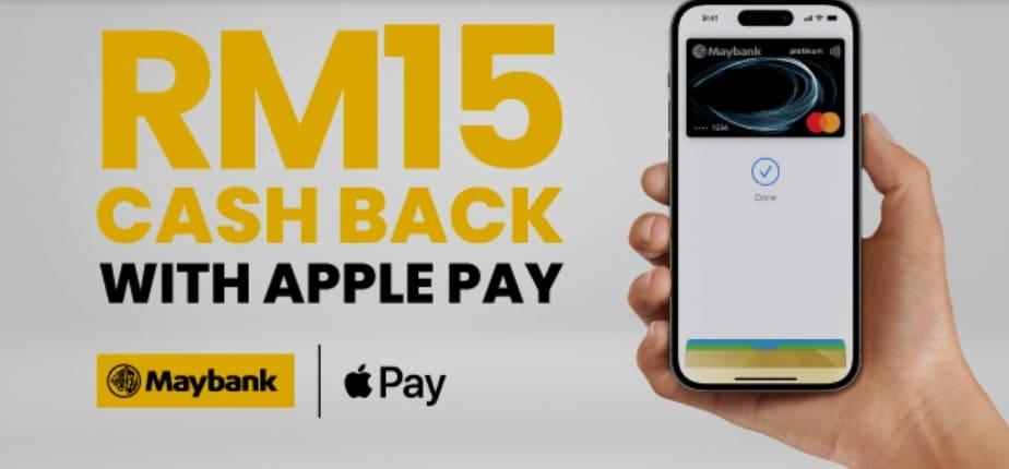 Maybank Mastercard Campaign Offers RM15 Cashback For Apple Pay Transactions
