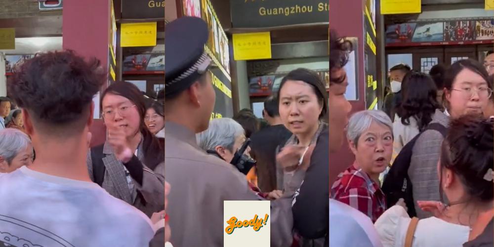 Daughter And Mum Cut Queue And Scolded Guy Who Confronted Them