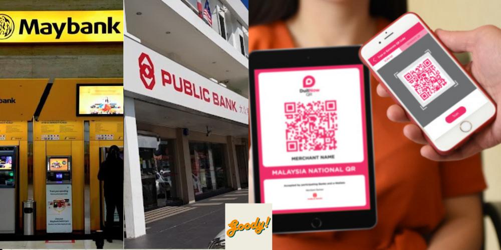 Maybank, Public Bank Assure No Transaction Fees For DuitNow QR Payments, For The Time Being