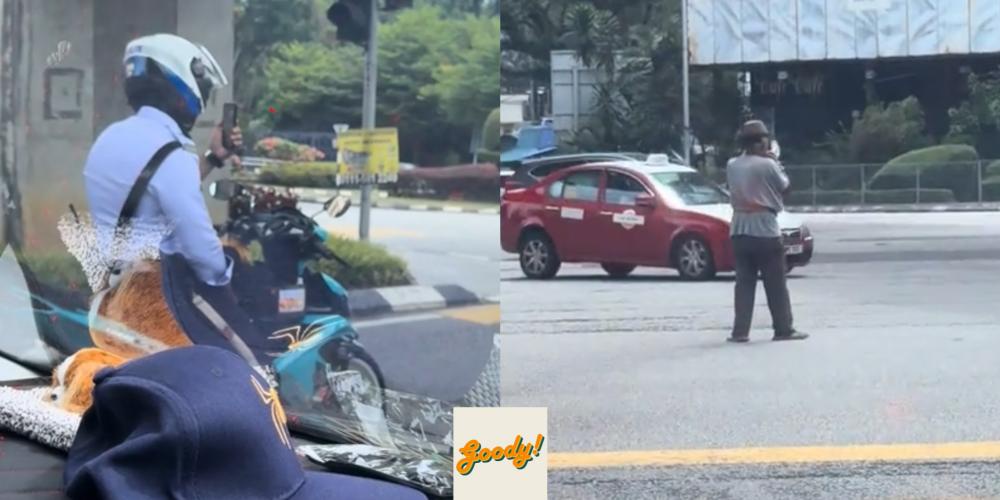 WATCH: Video Goes Viral As Malaysian Traffic Officer Records Man Helping Direct Traffic