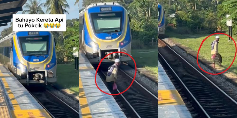 WATCH: Elderly M’sian Man Caught On Video Risking Life By Standing On ...