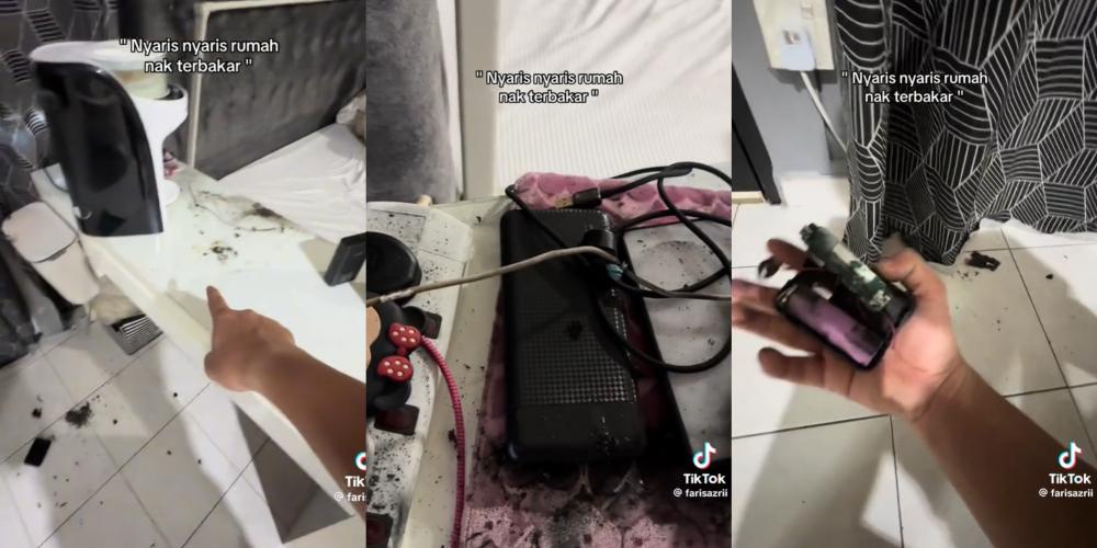 WATCH: TikTok User Shares Terrifying Moment Power Bank Explosion Nearly ...