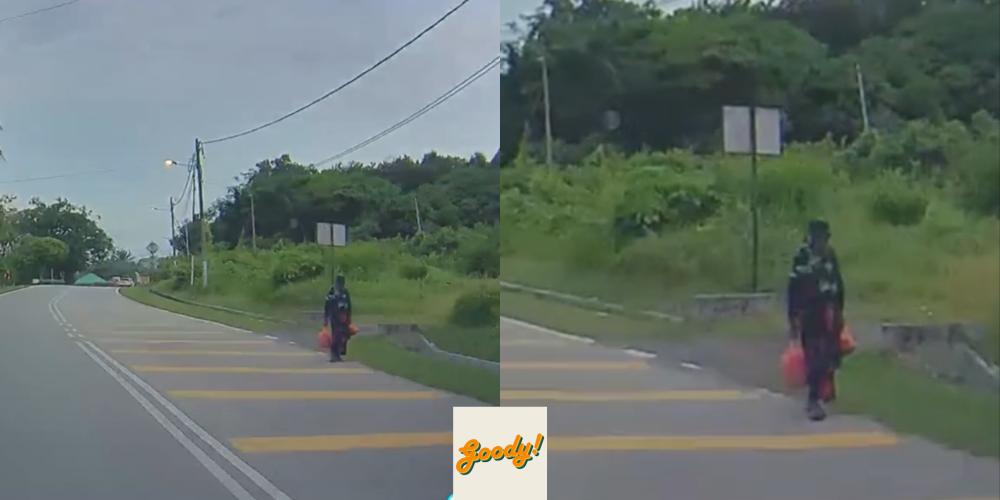 WATCH: E-Hailing Driver Pauses Job To Help Elderly Woman Walking Alone ...