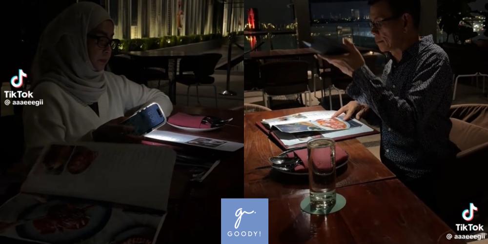 WATCH: Fine Dining, Flashlight Edition: Parents Vs. Dim Restaurant Lighting