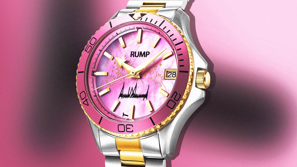 This misspelled $600 Trump watch is perfectly on-brand