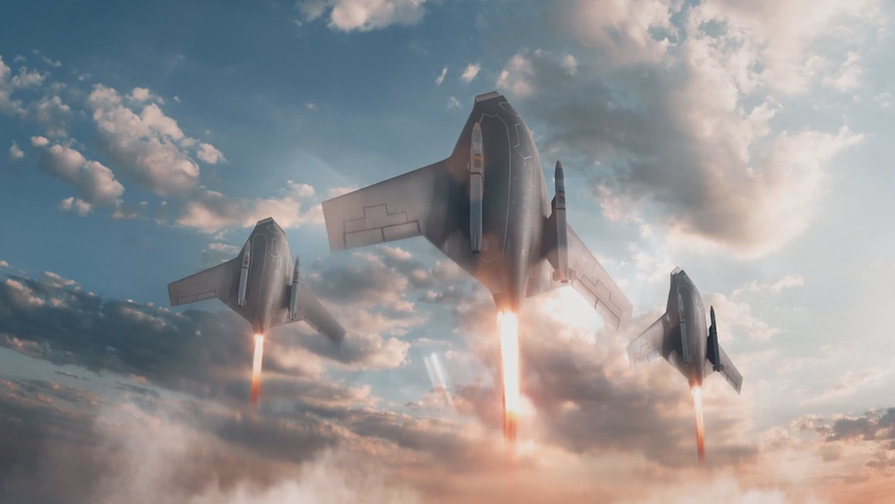 This is the world’s first vertical take-off AI-piloted fighter jet