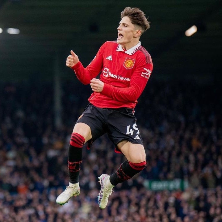 A look at Manchester United prodigy Alejandro Garnacho’s career stats ...