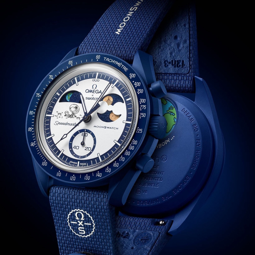 Snoopy, Swatch and OMEGA unveiled a new MoonSwatch that was available for one day