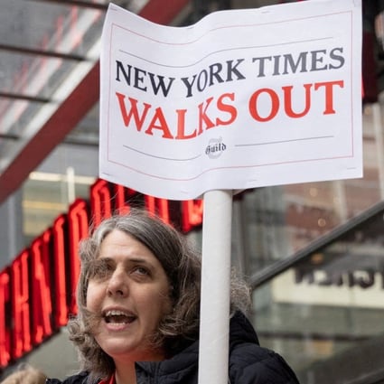 New York Times journalists go on strike – the first of its kind in 40 years